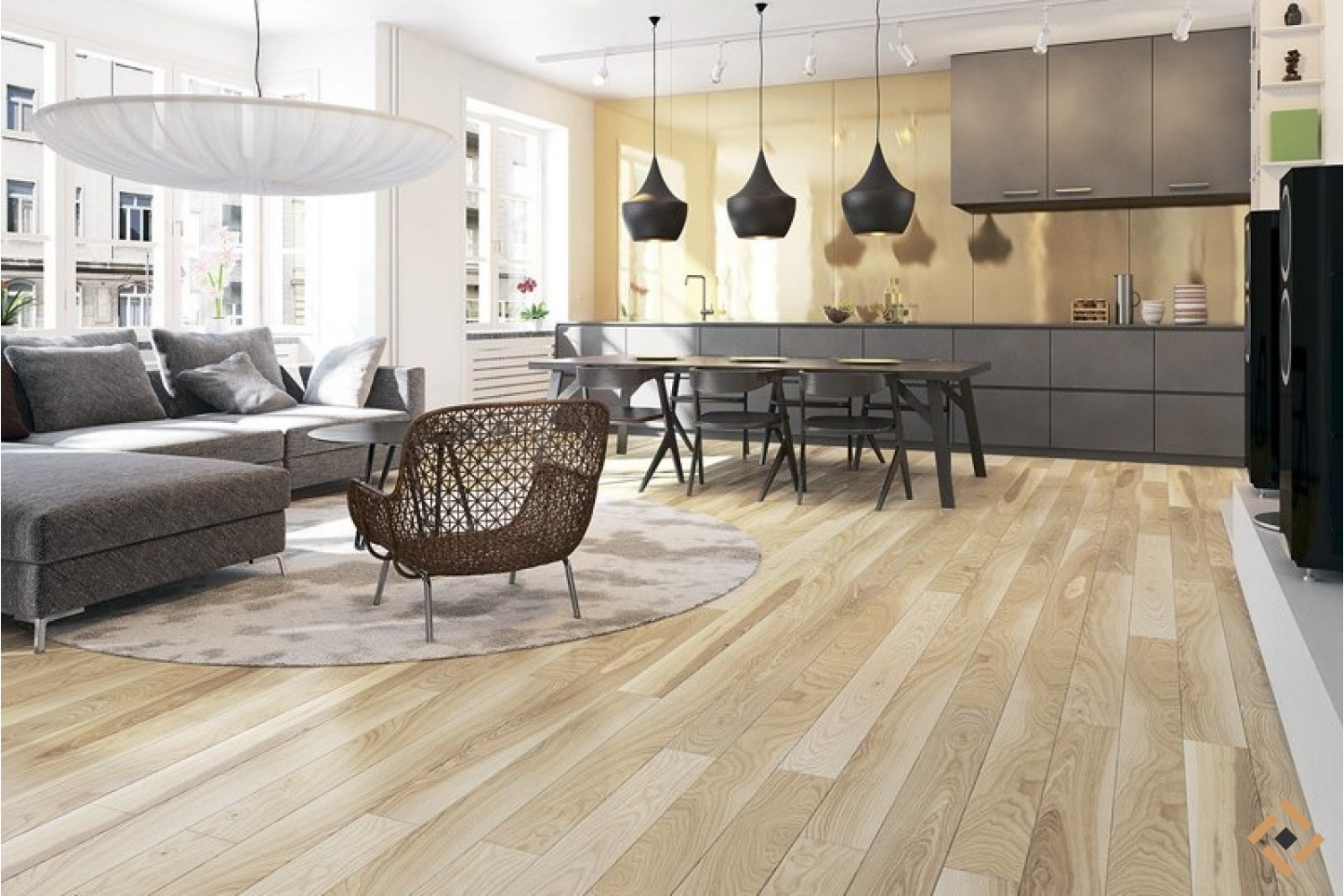 Паркетна дошка Barlinek PURE Ясень Saimaa Grande FAMILY купити в інтернет-магазині parket-doska ...